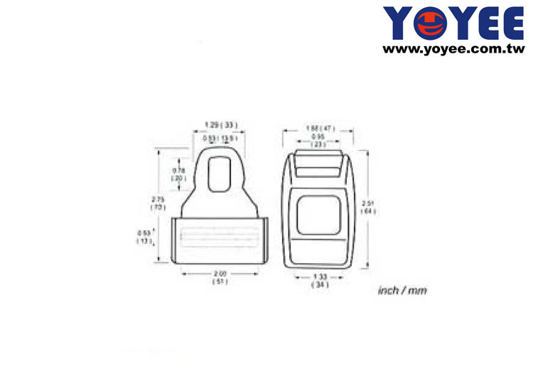 2" Seat Belt Buckle, 2" Seat Belt Buckle Manufacturer | YECL / YOYEE